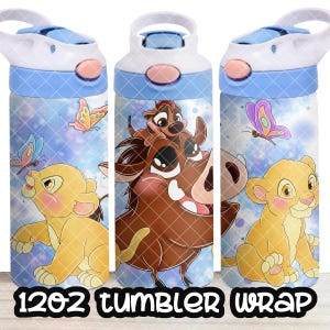 Lion King Simba Puma Timon Cup PNG File DIGITAL DOWNLOAD 12oz Tumbler ...