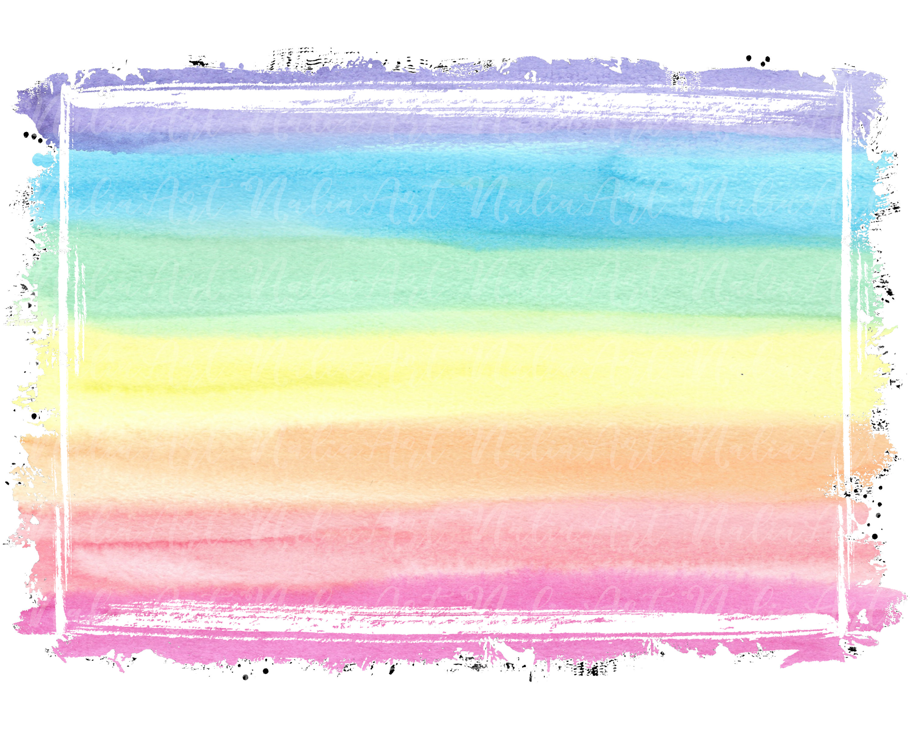 Rainbow Ombre Background