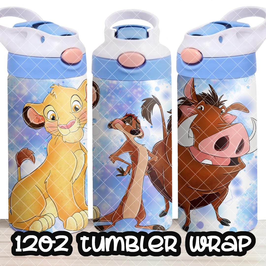 Lion King Simba Puma Timon Cup PNG File DIGITAL DOWNLOAD 12oz Tumbler ...