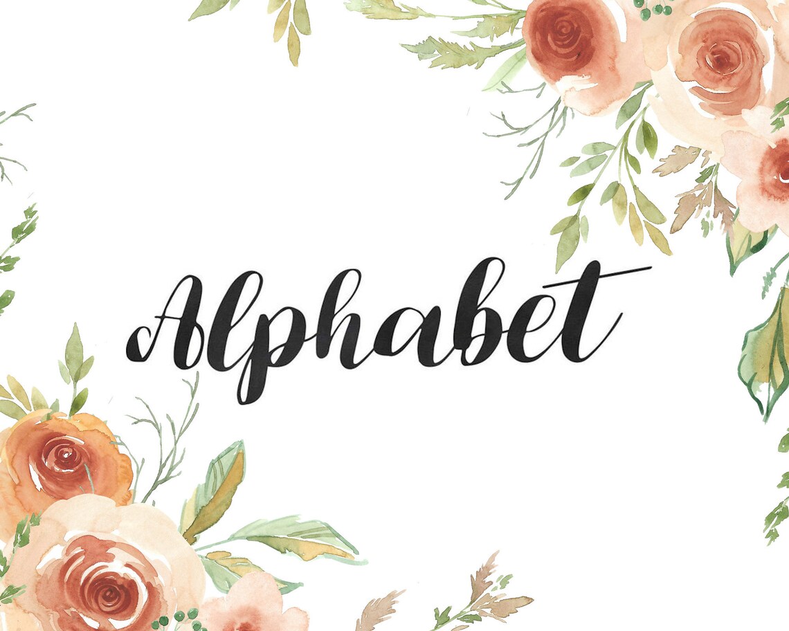 Blackboard Chalkboard Alphabet Clip Art Splash Digital | Etsy