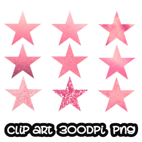 Glitter Star Clip Art