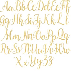 Gold Alphabet Clip Art, Gold Foil Alphabet, Digital Clipart, Numbers ...