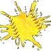 Background Paint Splatter Yellow Black Splash Frame Splatter Background ...