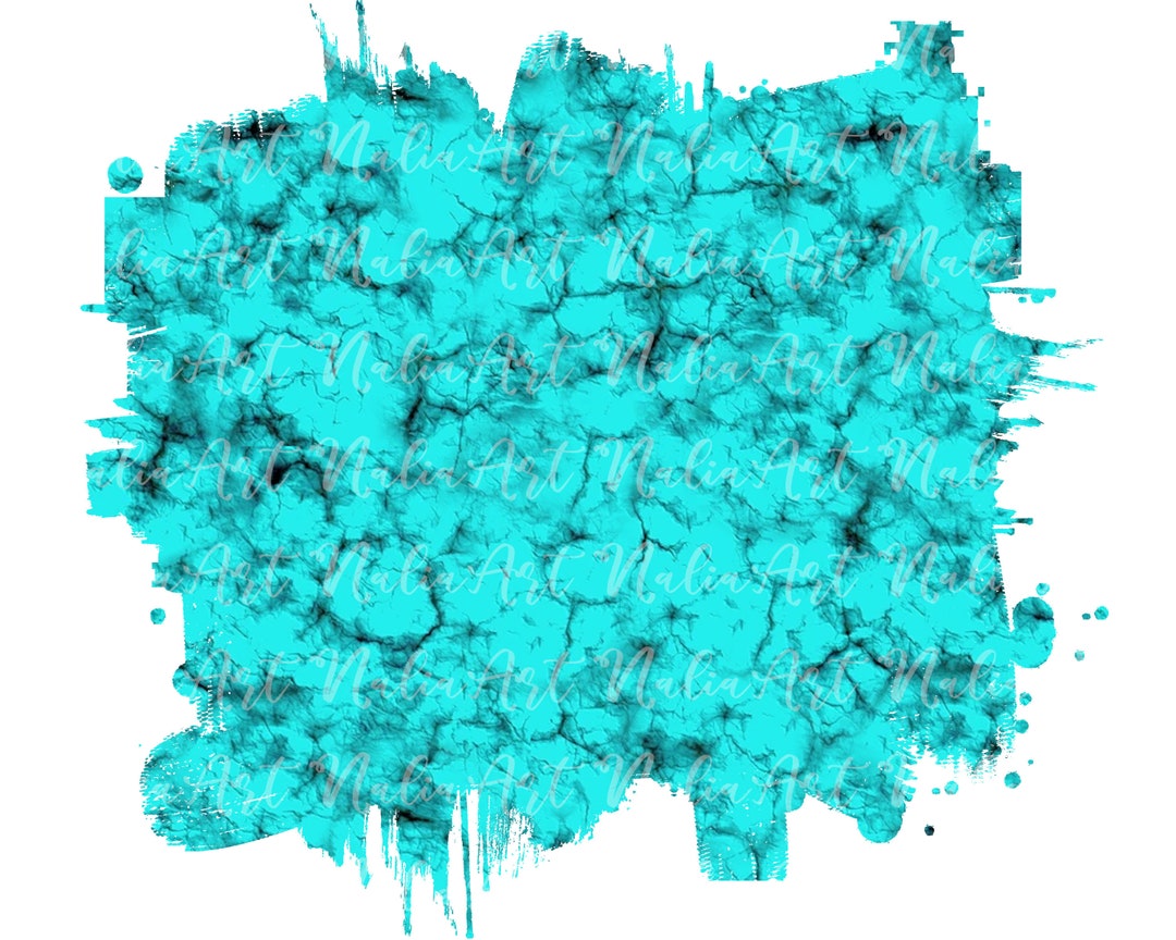 Background Turquoise Distressed Print Turquoise Grunge Splash Frame ...