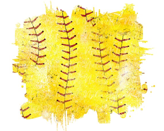 Background Softball Distressed Grunge Splash Frame - Etsy