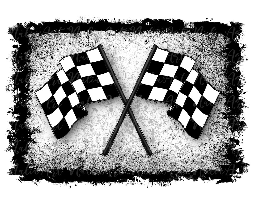 Background Checkered Flag With Bleach Affect Distressed Checkered Flag ...