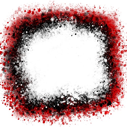 Background Paint Splatter Black Red White Splash Frame - Etsy