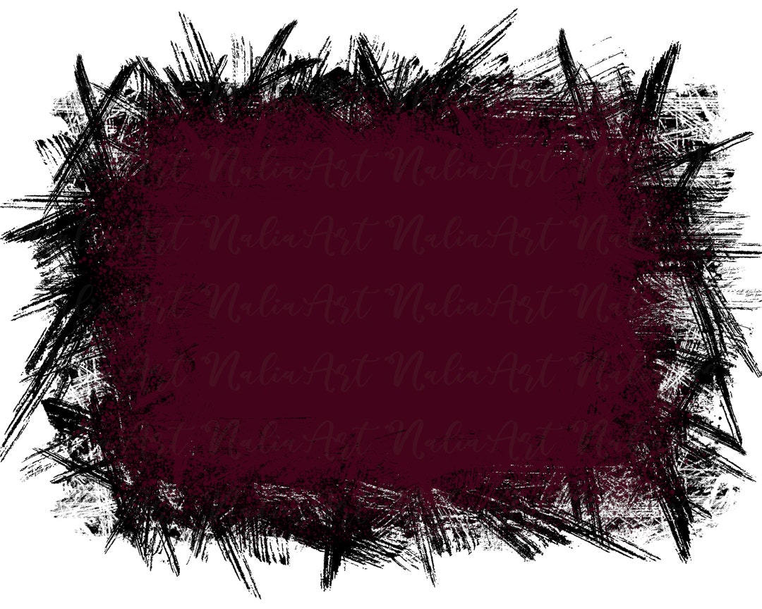 Frame Splatter Black Maroon Background Printable Artwork Splash Frame ...