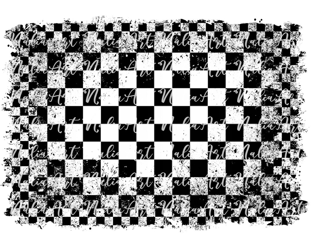 Background Checkered Flag Distressed Checkered Flag Grunge Splash Frame ...