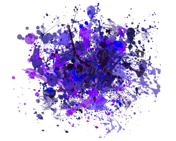 Purple Paint Splash