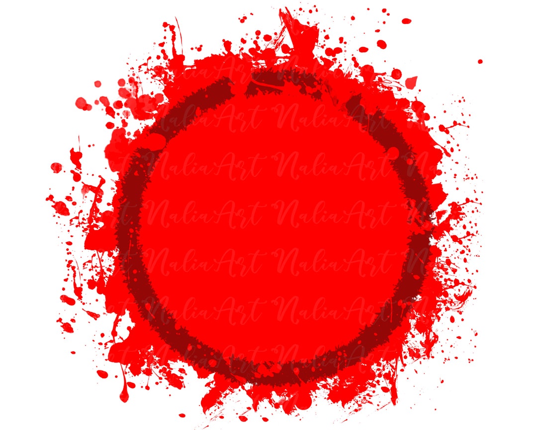 Background Paint Splatter Red Splash Frame Splatter Background ...