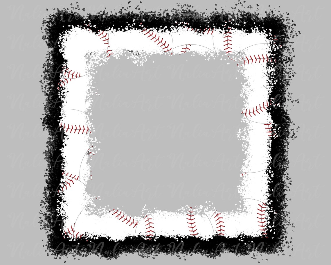 Frame Background Baseball Grunge | Distressed Print Baseball Splash ...