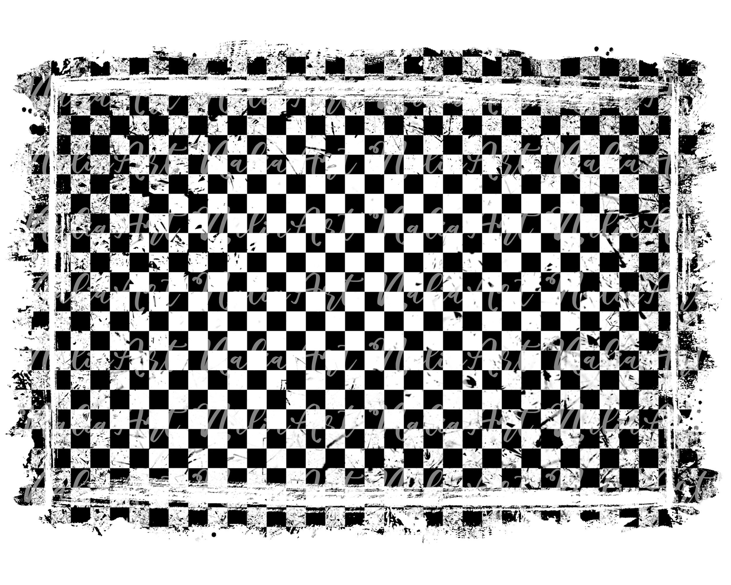 Background Checkered Flag Distressed Print Checkered Flag | Etsy