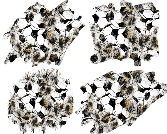 Background Leopard and Soccer Grunge Distressed Soccer Print | Etsy