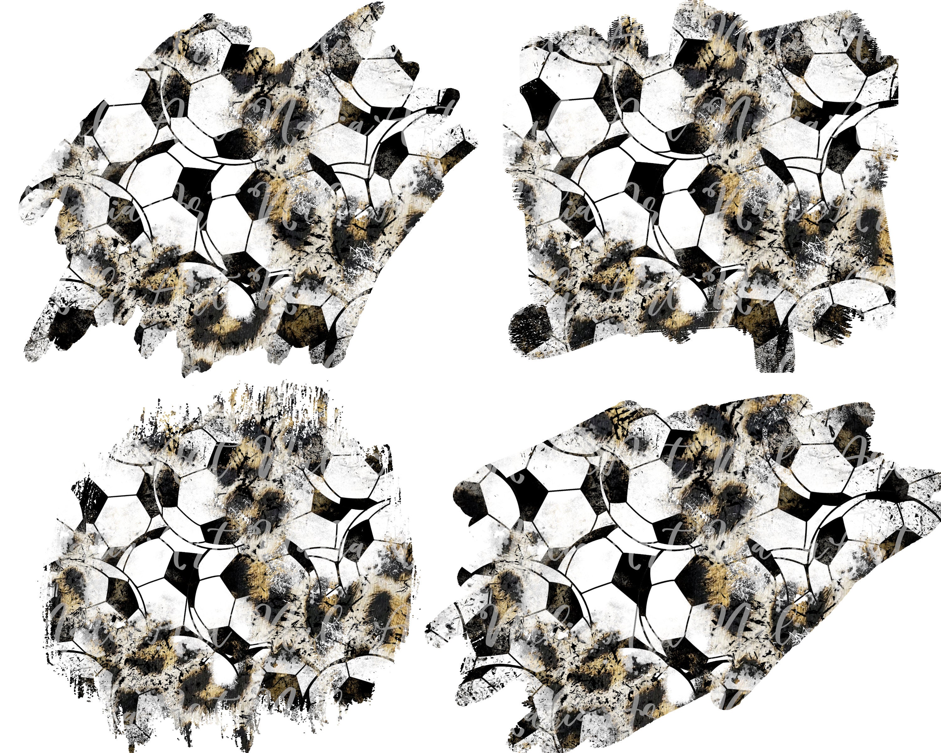 Background Leopard and Soccer Grunge Distressed Soccer Print - Etsy