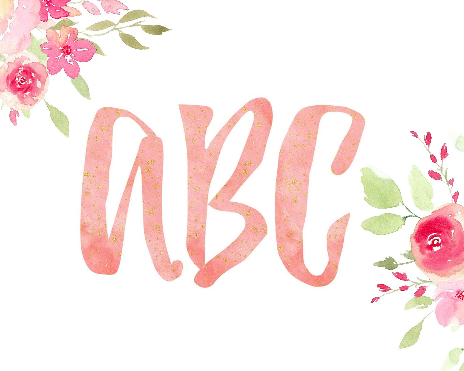 Red Alphabet Clip Art Stars Confetti Digital Clipart Font - Etsy