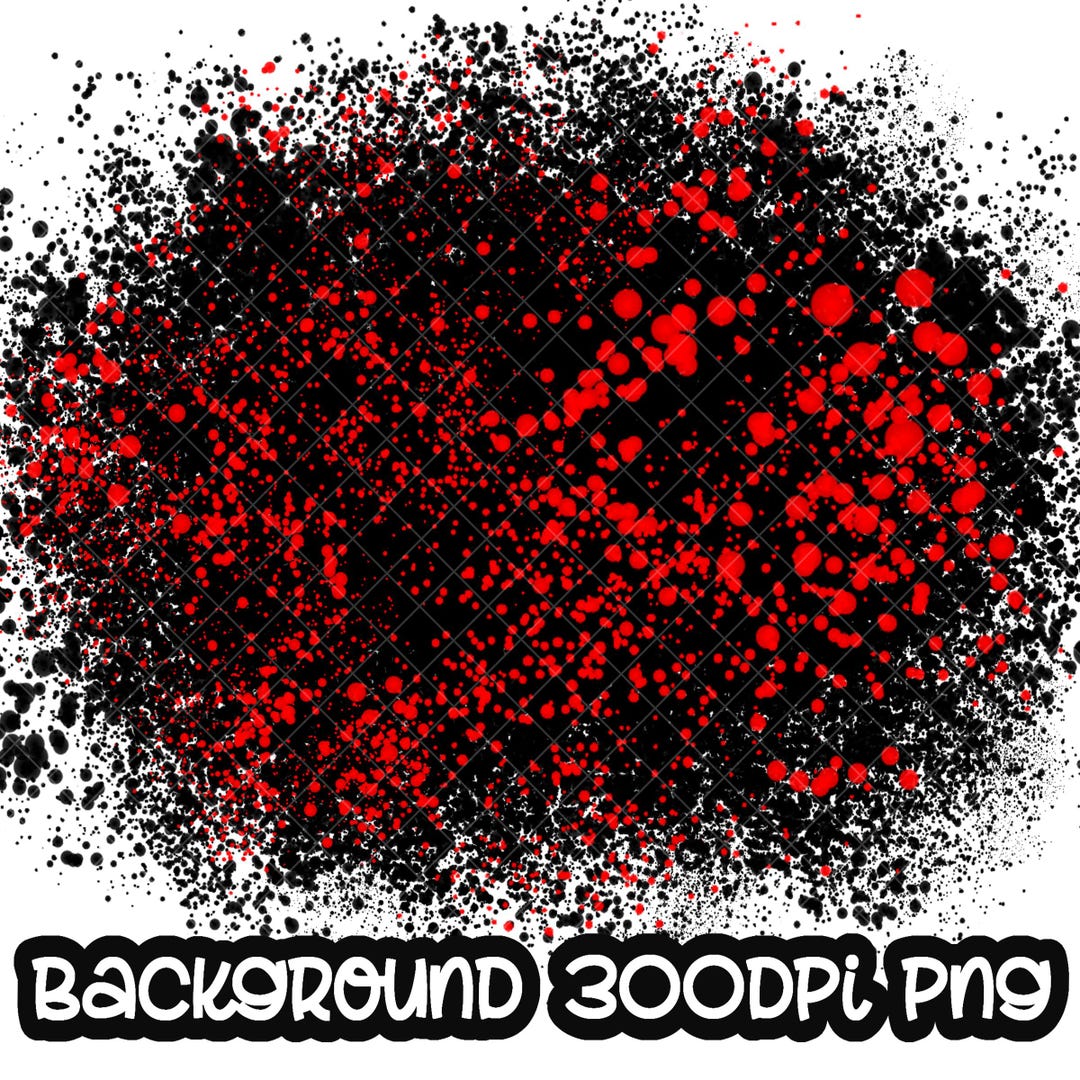 Background Paint Splatter Black Red Splash Frame Splatter Background ...