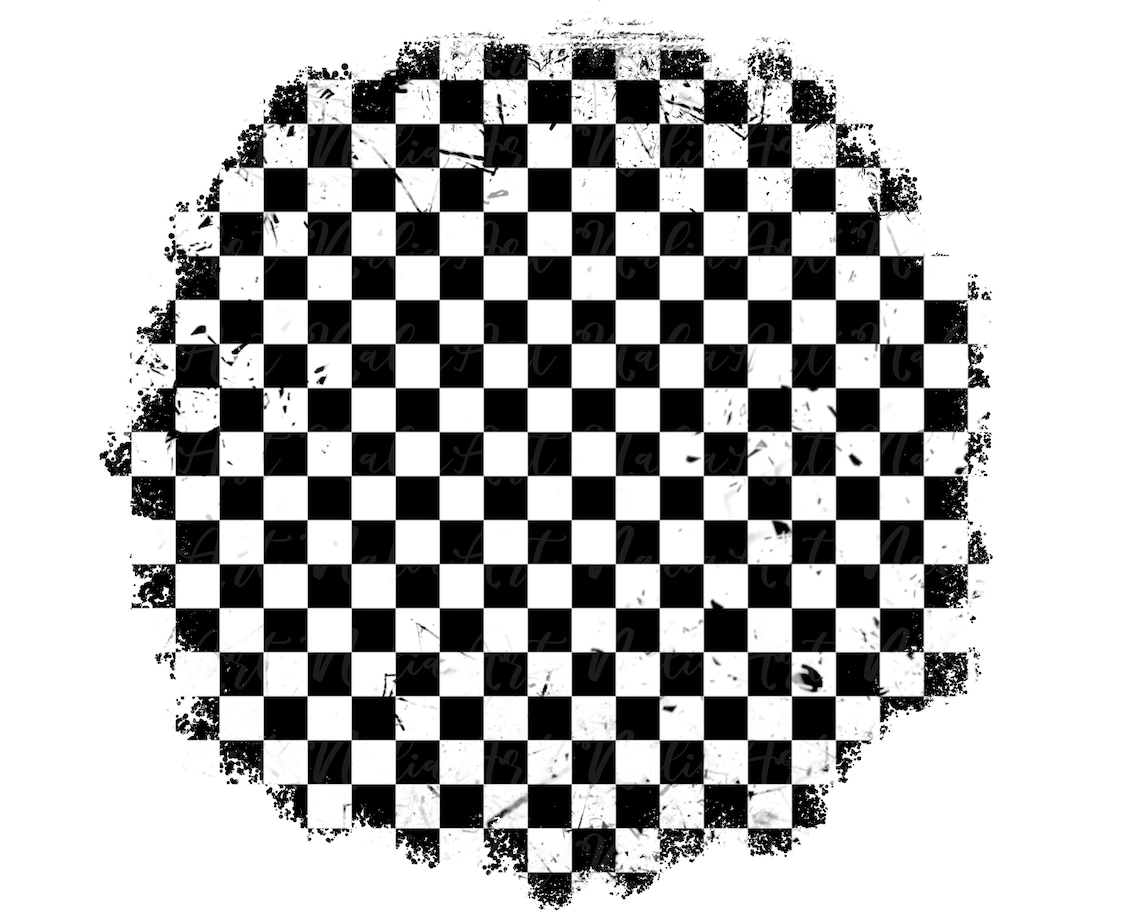 Background Checkered Flag Distressed Checkered Flag Grunge - Etsy