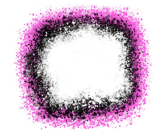 Background Paint Splatter Black Pink White Splash Frame - Etsy