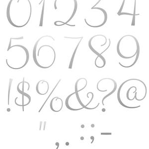 Silver Alphabet Clip Art, Silver Foil Alphabet, Digital Clipart ...