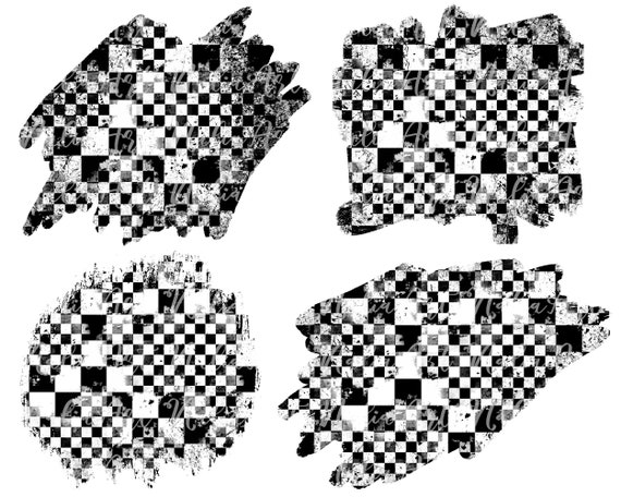 Background Checkered Flag Distressed Print Checkered Flag | Etsy