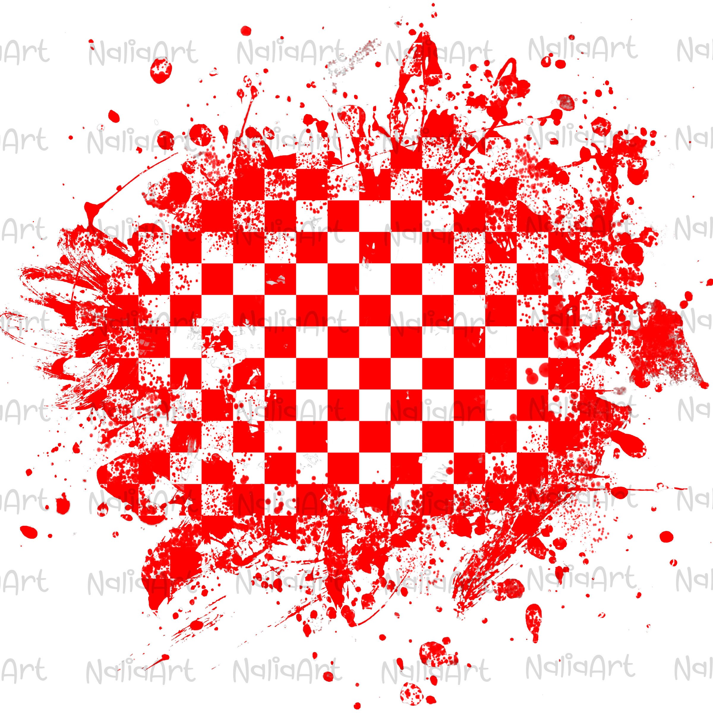 Background Checkered Flag Red With Bleach Affect Distressed Checkered ...