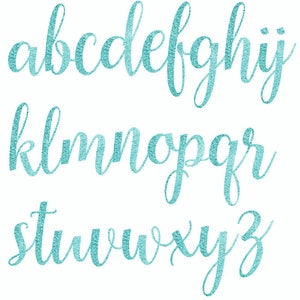 Alphabet Clip Art, Glitter Foil Blue Alphabet, Digital Clipart, Letters ...