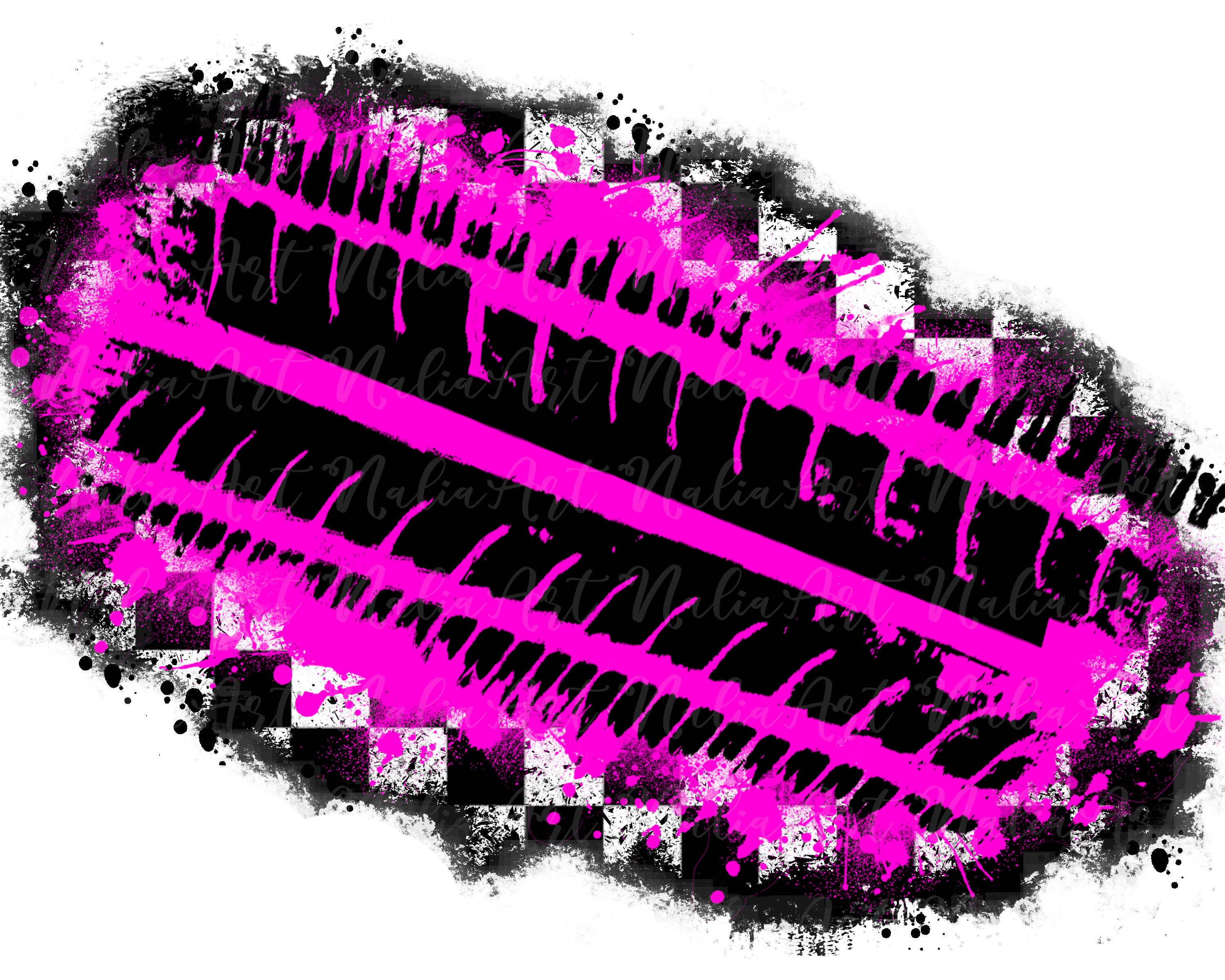 Background Checkered Flag Pink Tire Tracks Racing Distressed - Etsy