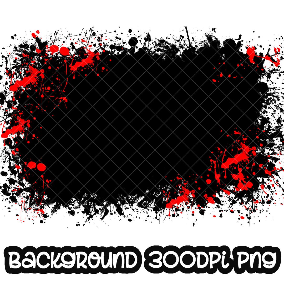 Background Paint Splatter Black Red | Splash Frame | Splatter ...