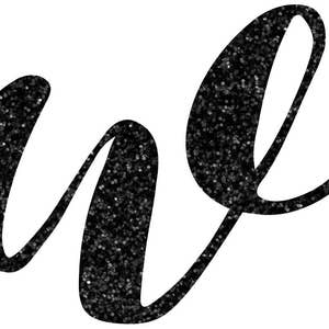 Black Glitter Alphabet, Digital Clipart, Numbers, Font, Letters Cards ...