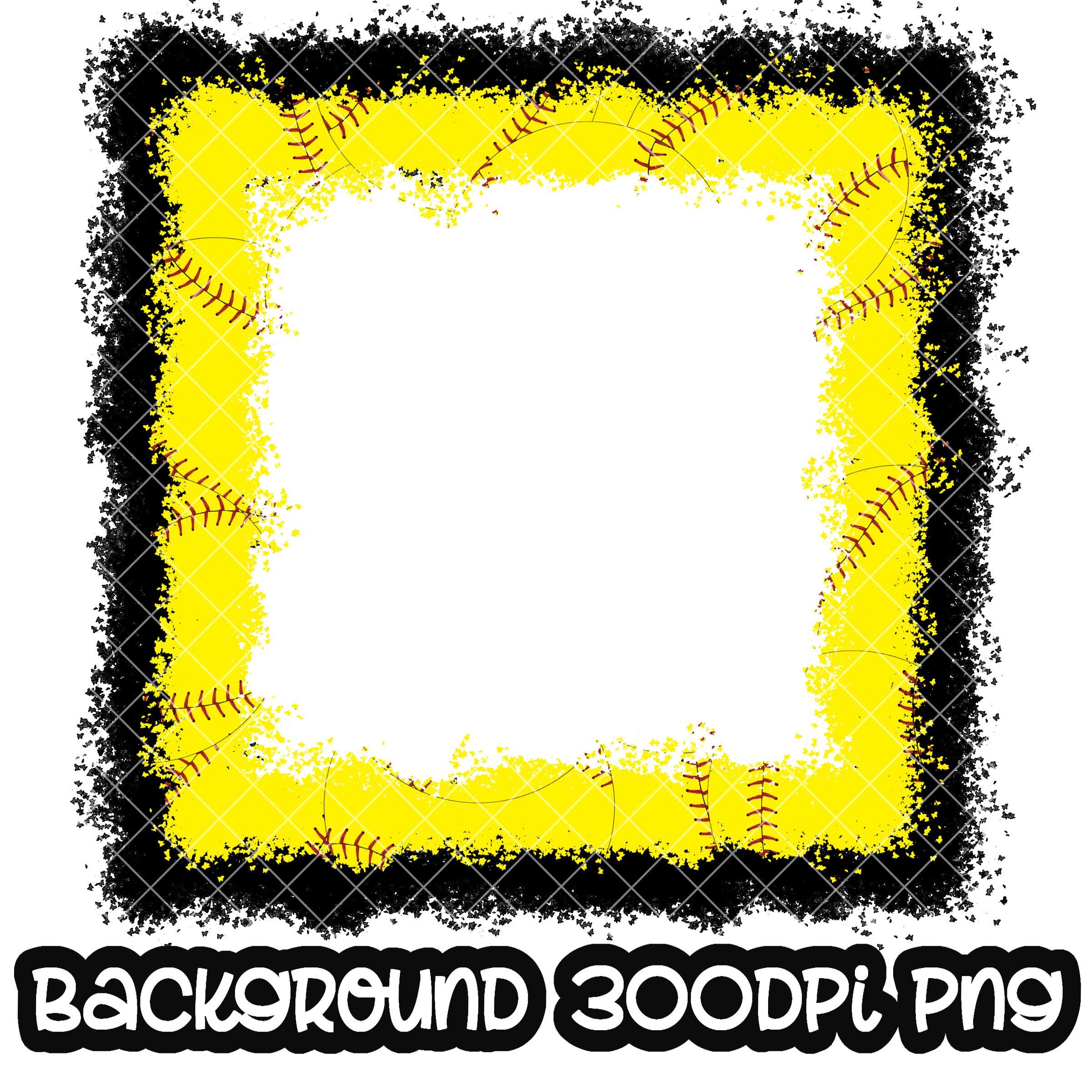 Softball Border Clip Art