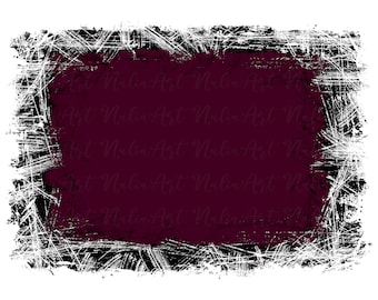 Maroon Splatter Frame Background PNG Sublimation Transparent - Etsy