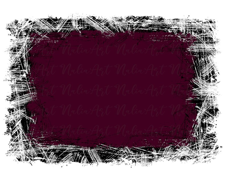 Frame Splatter Black Maroon Background Printable Artwork - Etsy