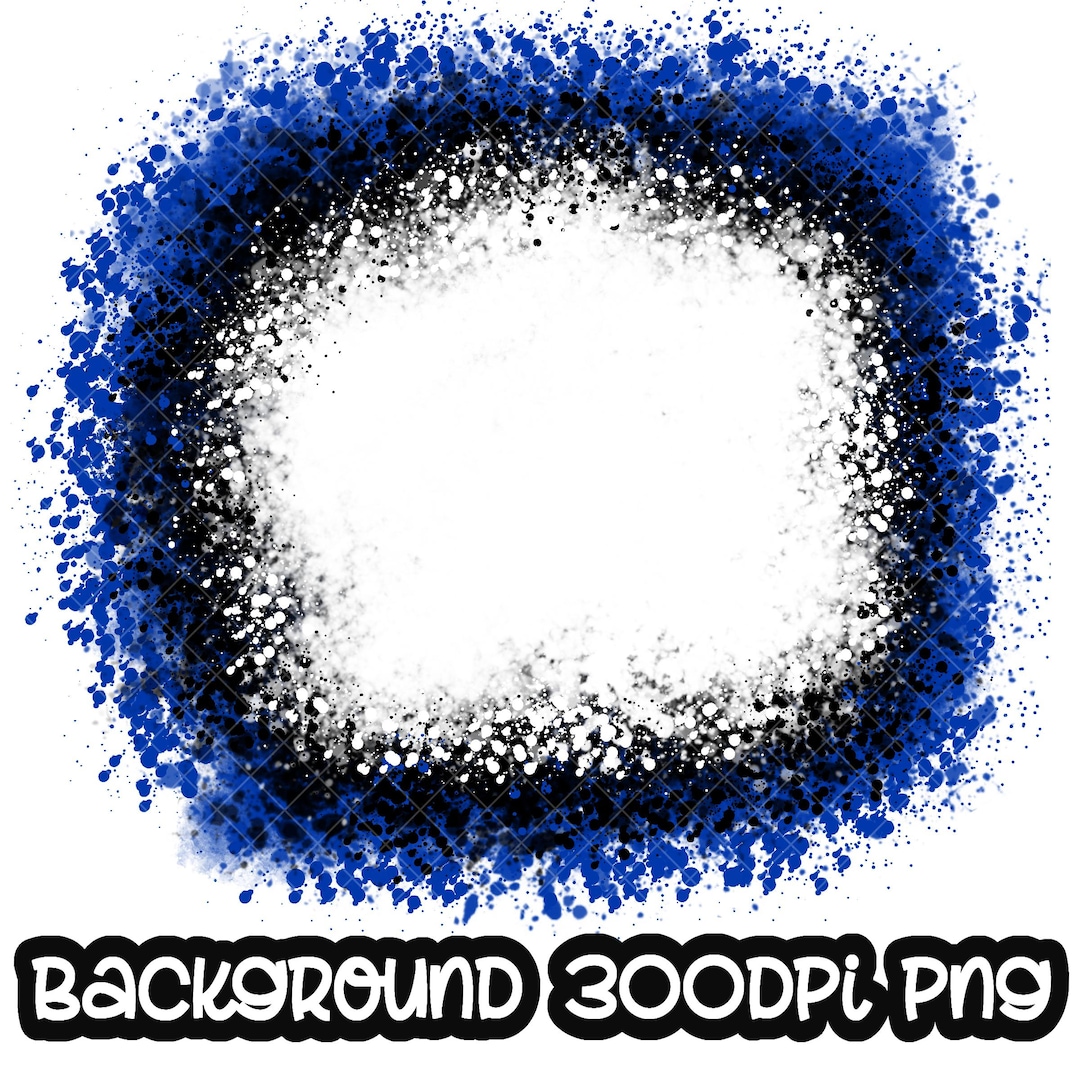 Background Paint Splatter Black Blue White Splash Frame Splatter ...