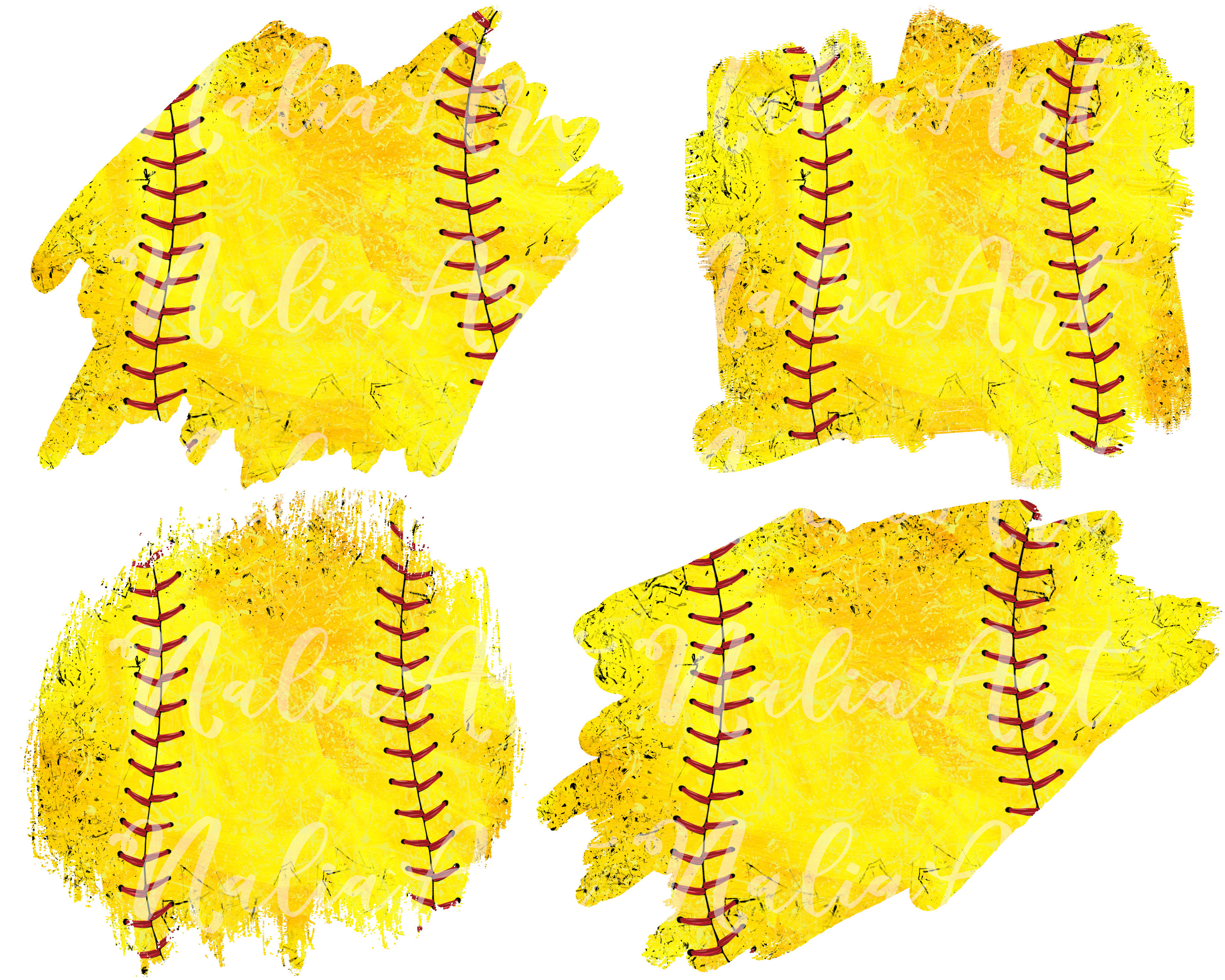 Background Softball Distressed Patches Splash Frame - Etsy