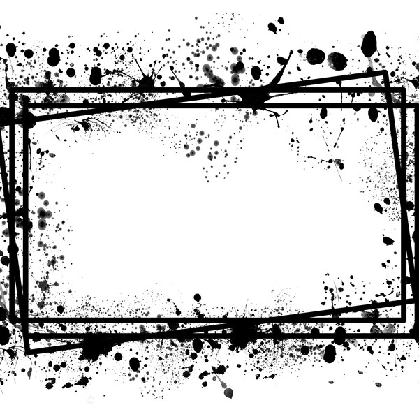 Paint Splash Picture Frame - Etsy