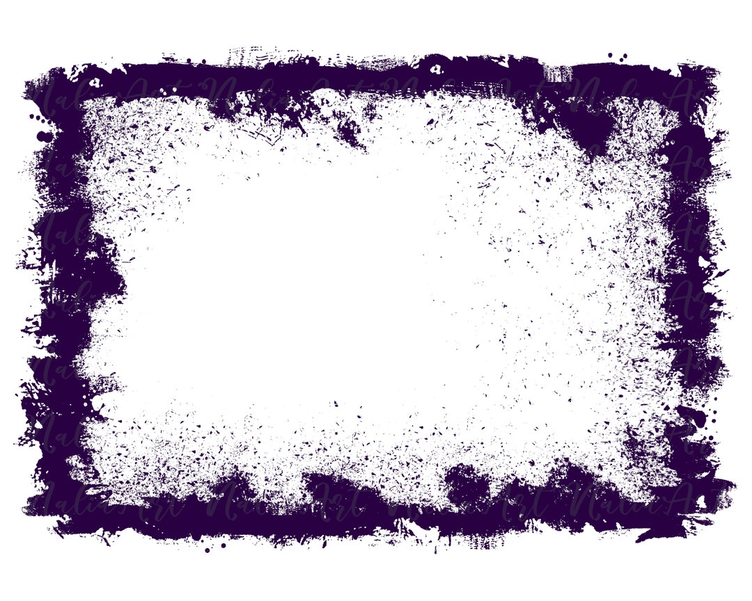 Frame Splatter Purple Background Printable Artwork Splash Frame Paint ...