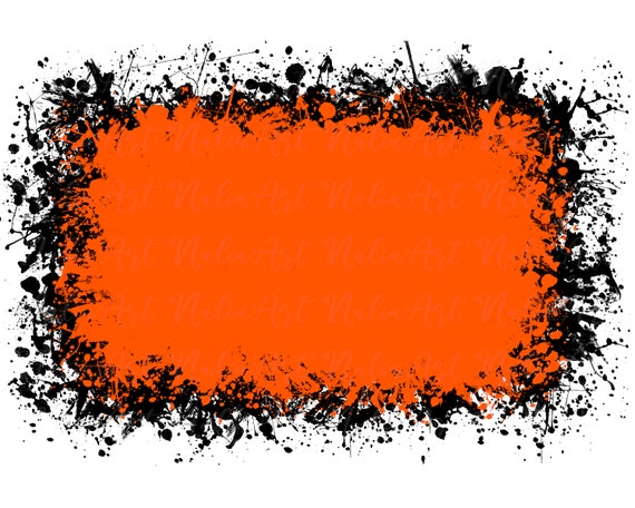 Black Paint Splatter No Background