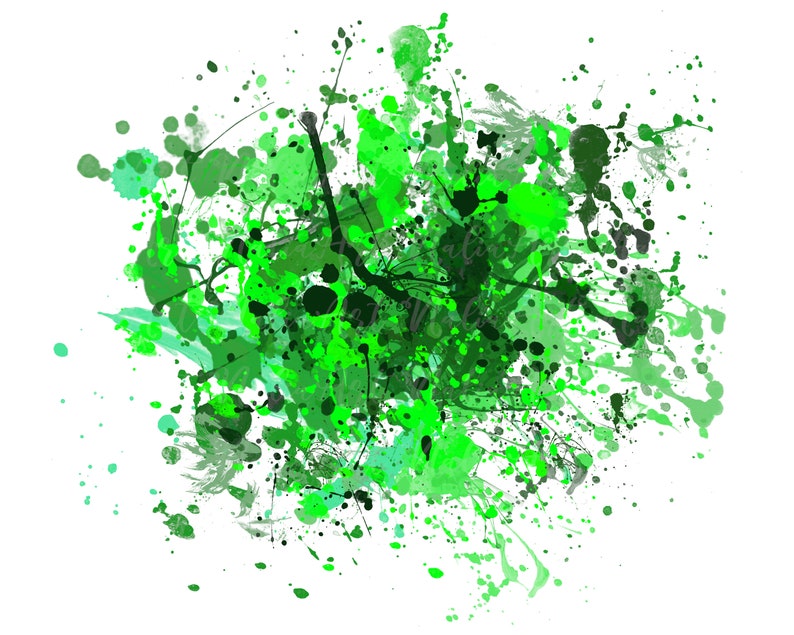 Background Paint Splatter Green Splash Frame Splatter Background ...