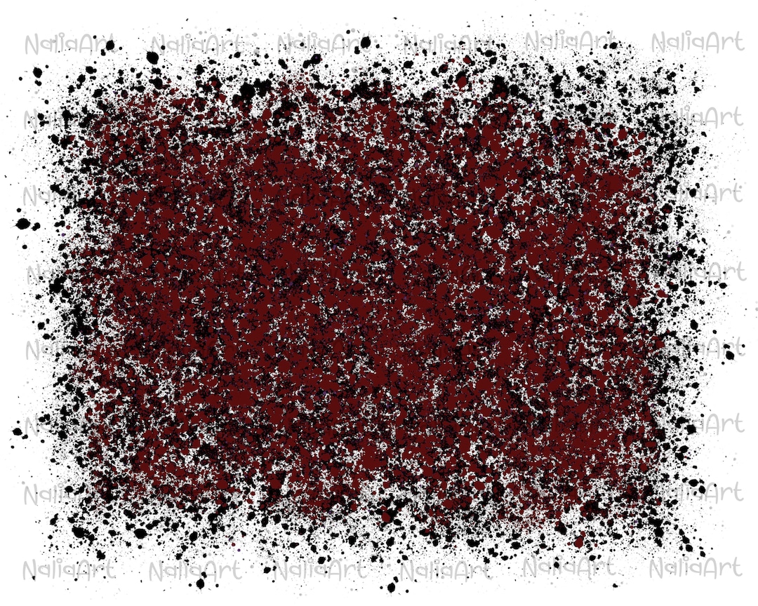 Background Paint Splatter Black Maroon Splash Frame Splatter Background ...