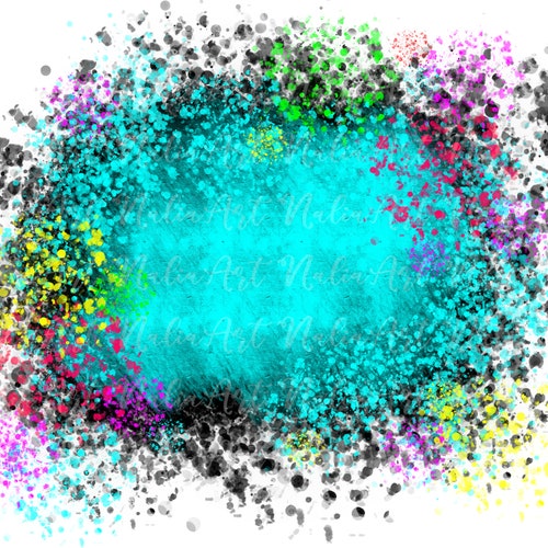 Neon Color Splash Backgrounds