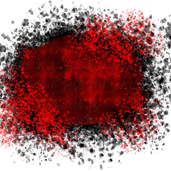 Red and Black Splatter Png - Etsy