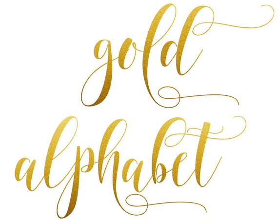 Scrapbooking Papercraft invitationsrt PNG Gold Foil Alphabet Digital ...