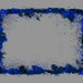 Frame Splatter Blue Background | Printable Artwork | Splash Frame ...