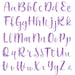 Purple Watercolor Alphabet Clipart, Watercolor Letters, Digital Clipart ...