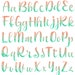 Ombre Alphabet Clip Art, Foil Alphabet, Digital Clipart, Numbers, Font ...
