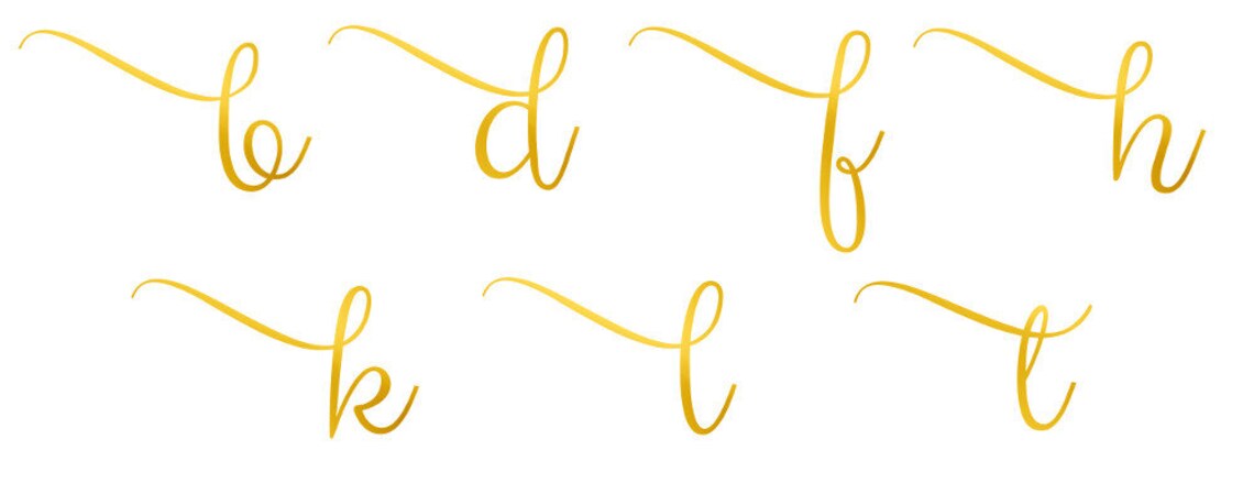 Gold Alphabet Clip Art Gold Foil Alphabet Digital Clipart - Etsy