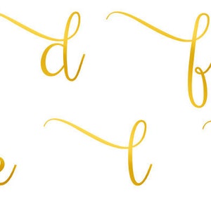 Gold Alphabet Clip Art, Gold Foil Alphabet, Digital Clipart, Numbers ...