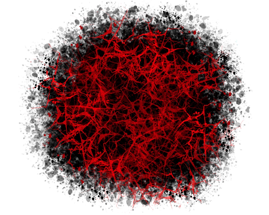 Background Paint Splatter Black Red Splash Frame Splatter - Etsy