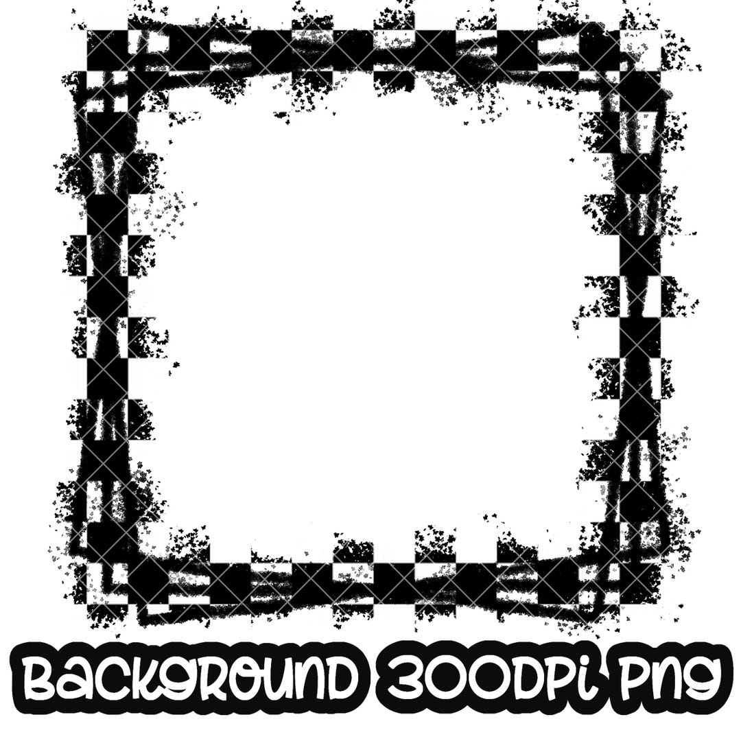 Frame Checkered Flag | Distressed Checkered Flag Grunge | Splash Frame ...